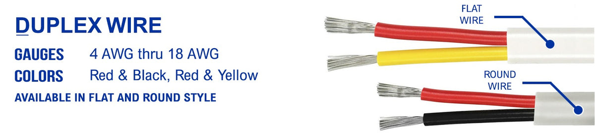 Marine Grade Duplex DC Wire, Tinned Copper - Common Sense Marine