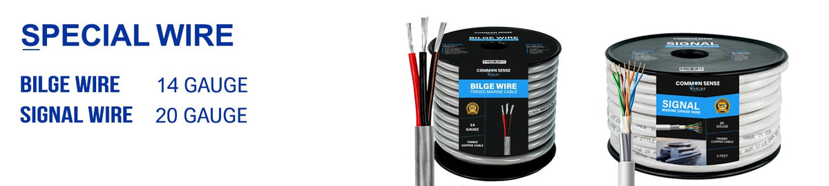 Special Wire Contain Bilge and Signal Wire - Common Sense Marine